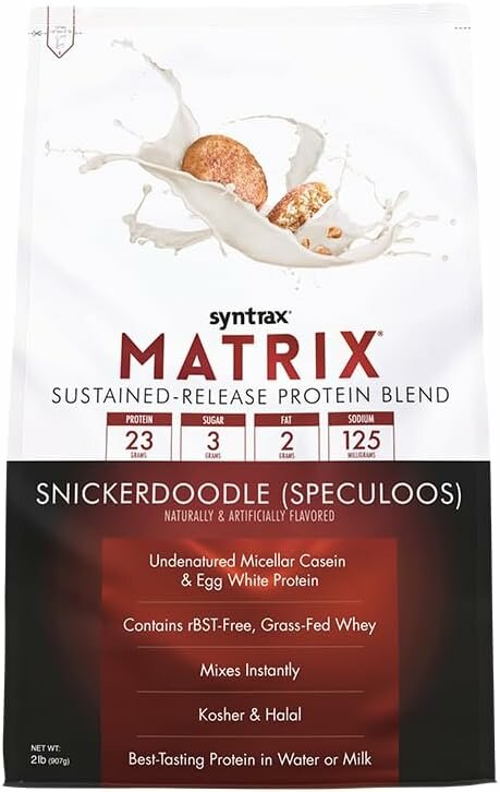 Многокомпонентный протеин Syntrax Matrix Печенье с корицей, 907 г