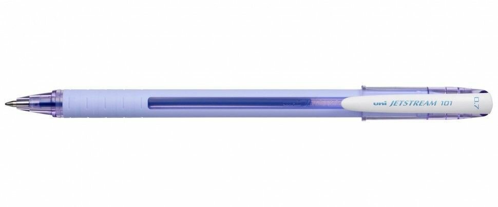 Ручка шариковая Uni Mitsubishi Pencil "Jetstream 101" синяя 0. 7мм лавандовый корпус (SX-101-07FL/138588)