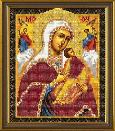 Рисунок на ткани Нова Слобода для вышивки бисером, "Страстная", 19х23 см (НС. БИС9057)