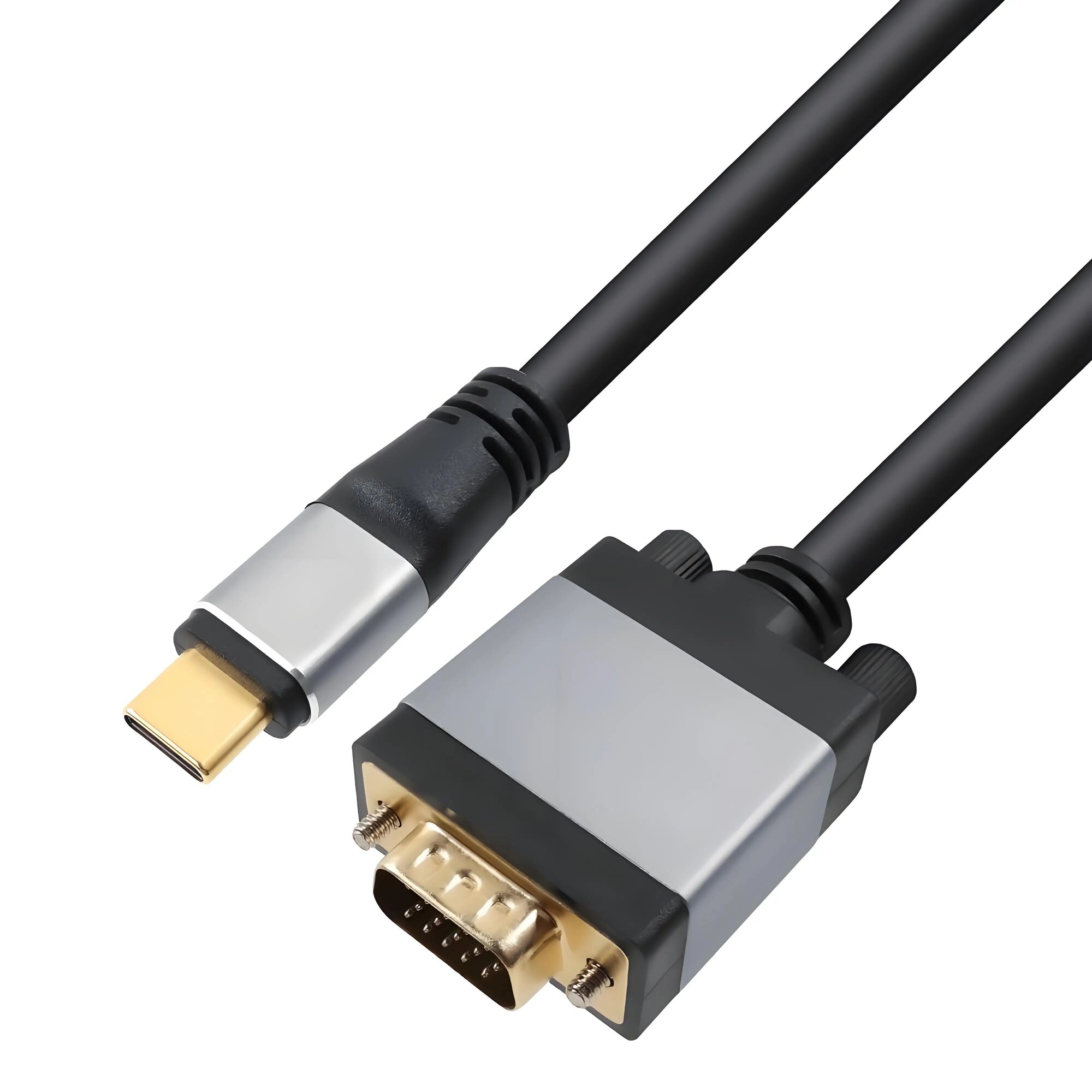 Кабель USB C — VGA HD1080P without braided, 3 м