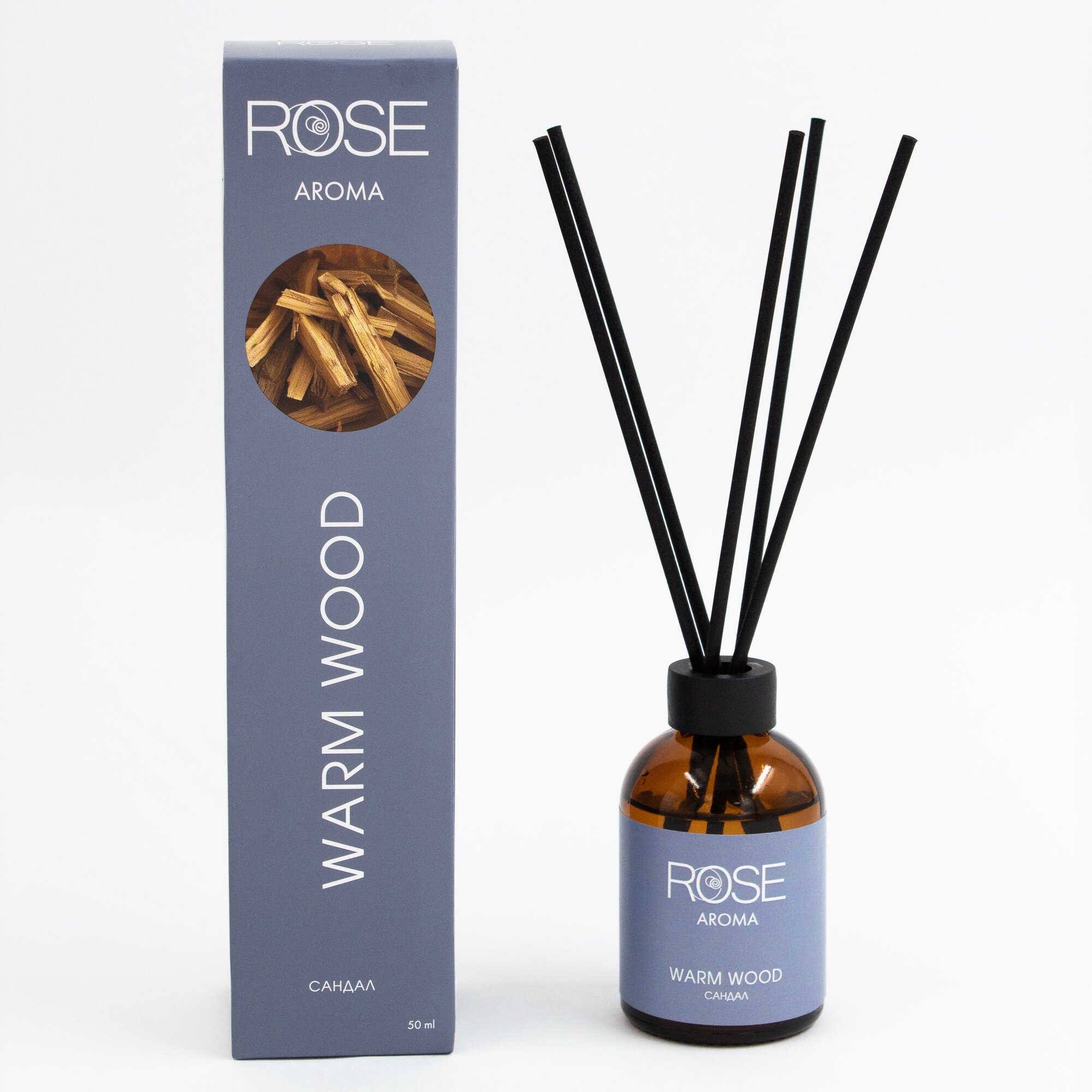 Ароматический диффузор Rose Warm Wood 50 мл