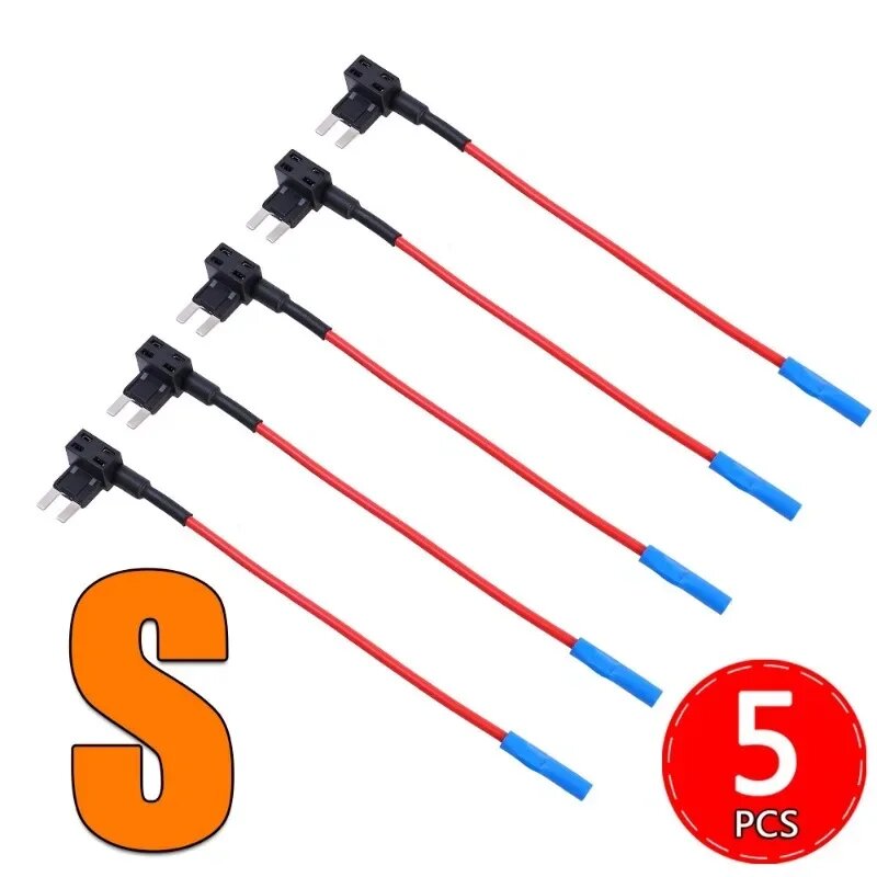 Автомобильный держатель предохранителя, переходник с дополнительной цепью, стандартные 5pcs