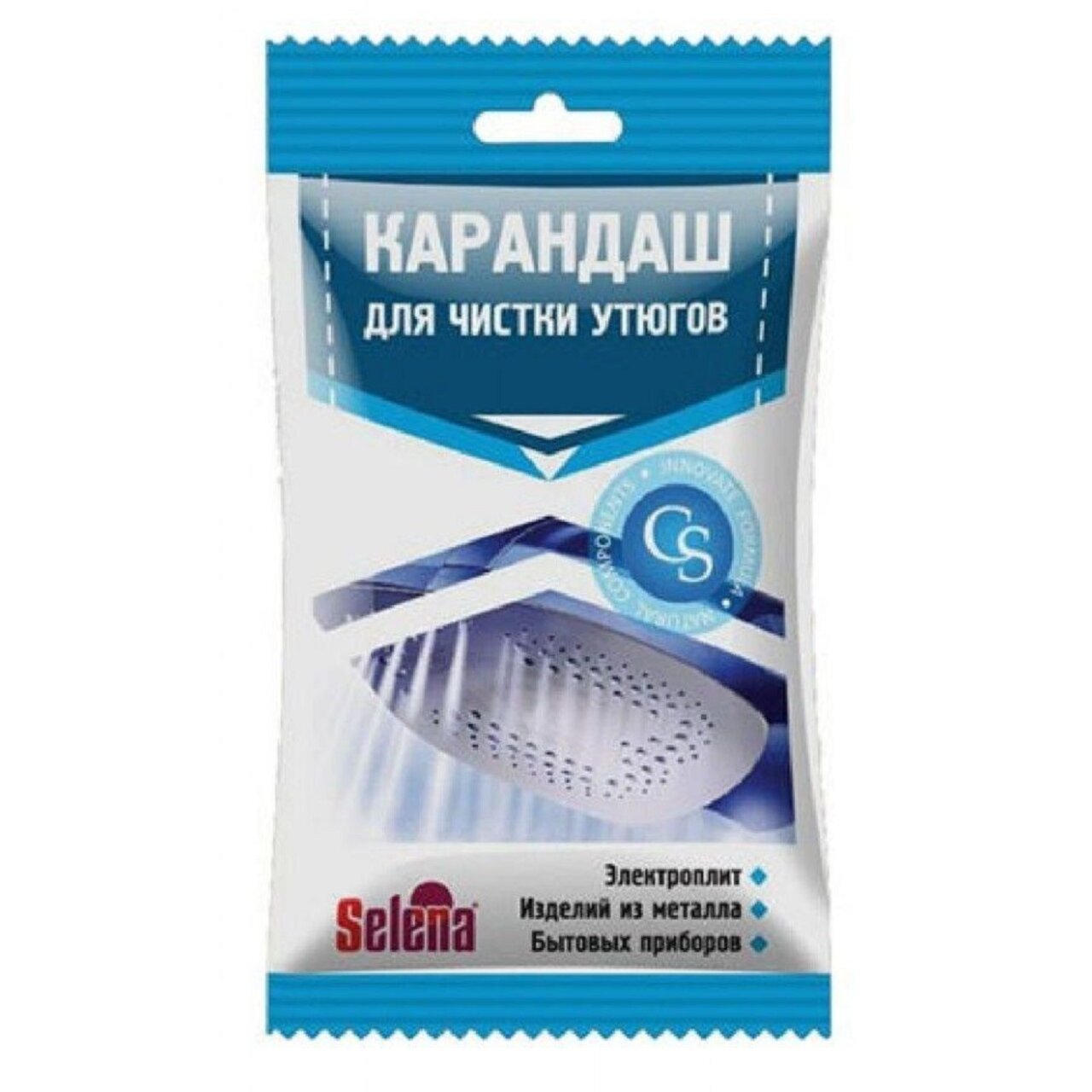 Селена карандаш для чистки утюгов 25 г для удаления накипи и загрязнений без повреждений