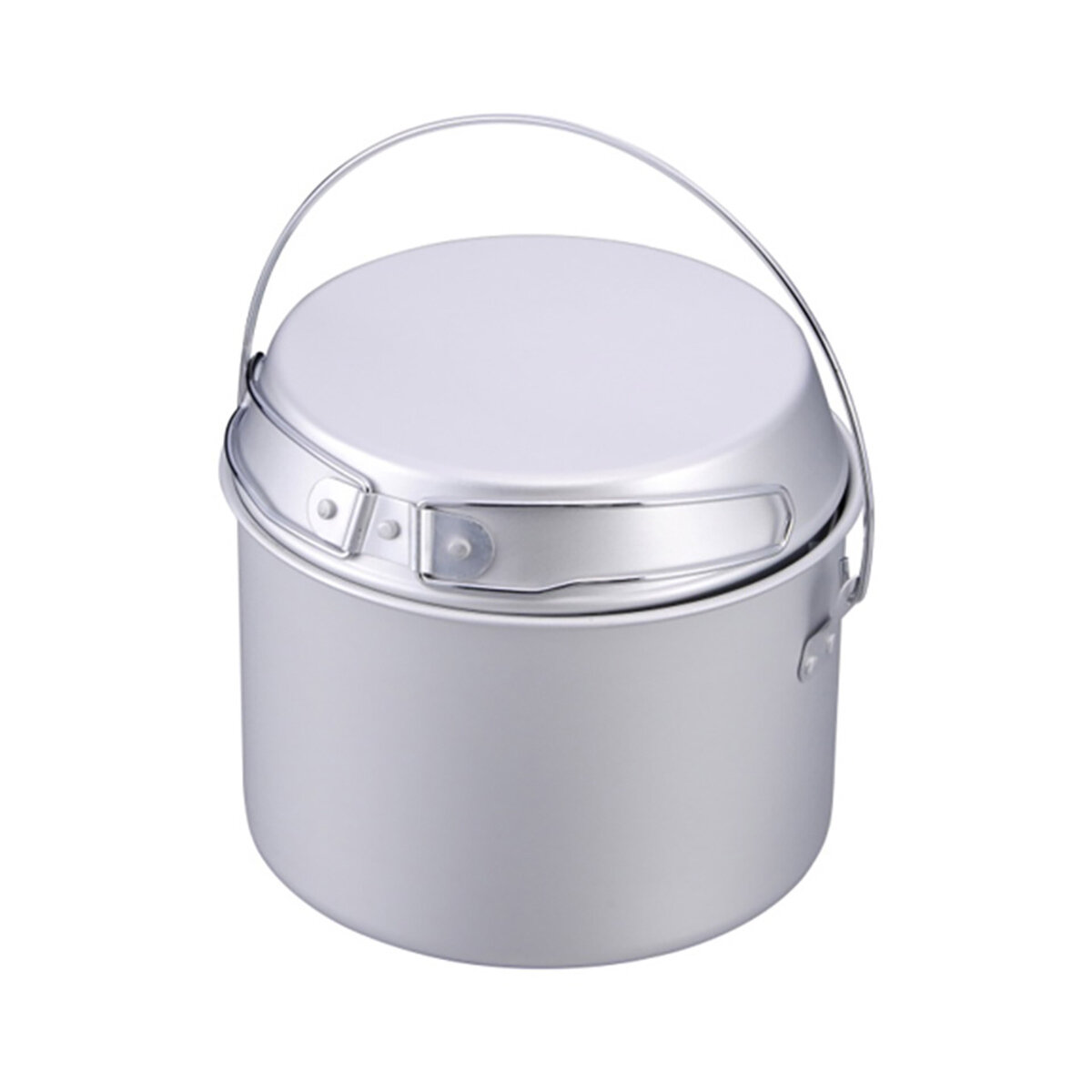 Котелок походный Ecos, с крышкой, алюминий, 1,2 л