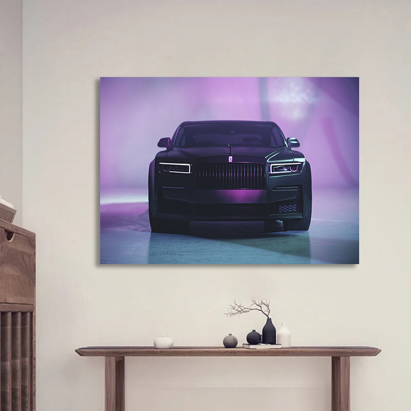 Картина роллс-ройс / машина, картины для интерьера / мальчику, 40х60 см.