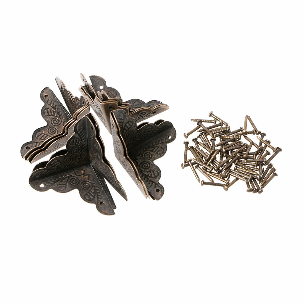 Упаковка из 10 штук, антикварная багажная сторона, зелено-бронзового цвета