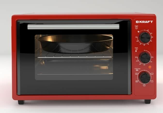 Мини-печь KRAFT мини-печи электрическая настольная KN-MO 3902 FKR