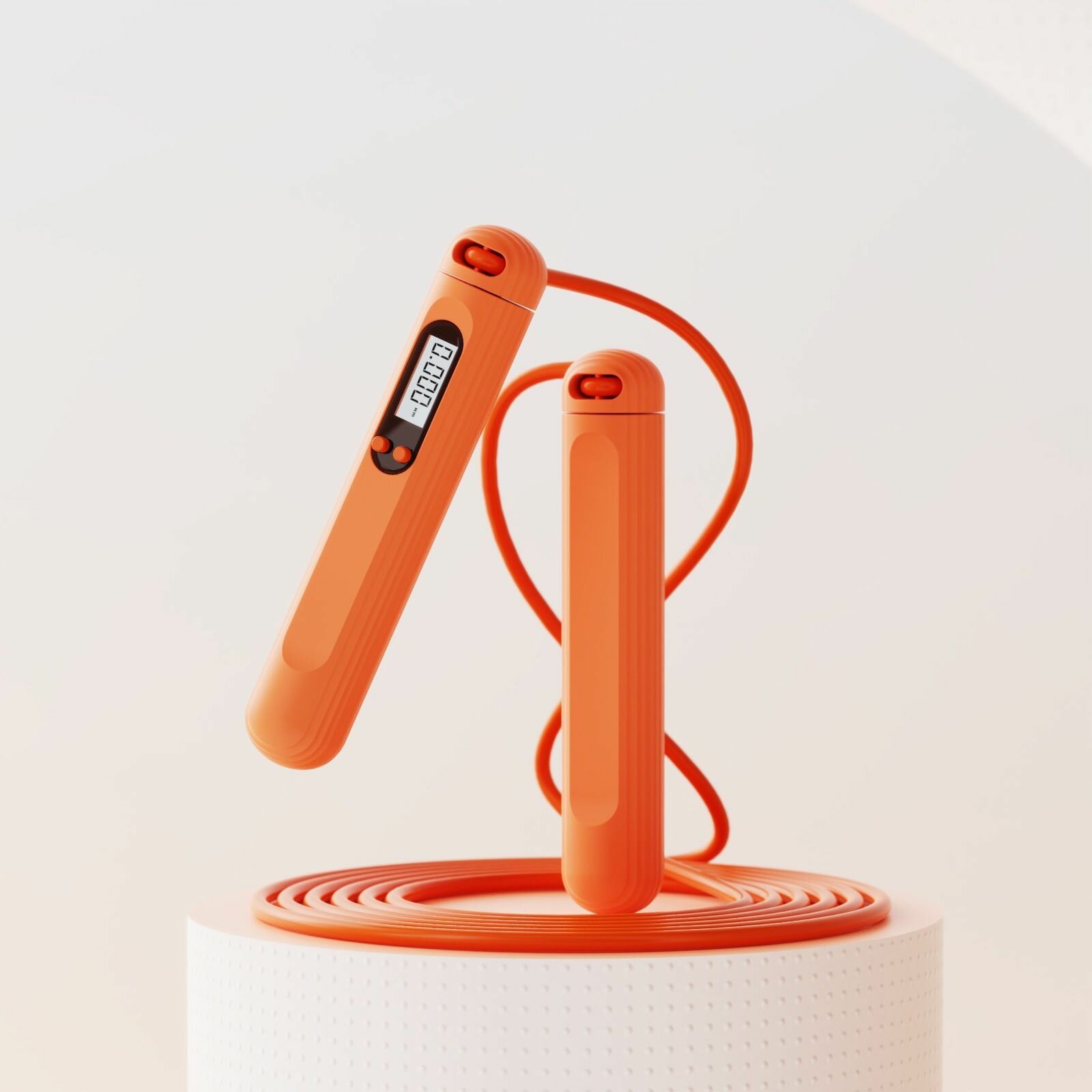 Скакалка спортивная тренировочная для фитнеса Детская и взрослая прыгалка со счетчиком прыжков