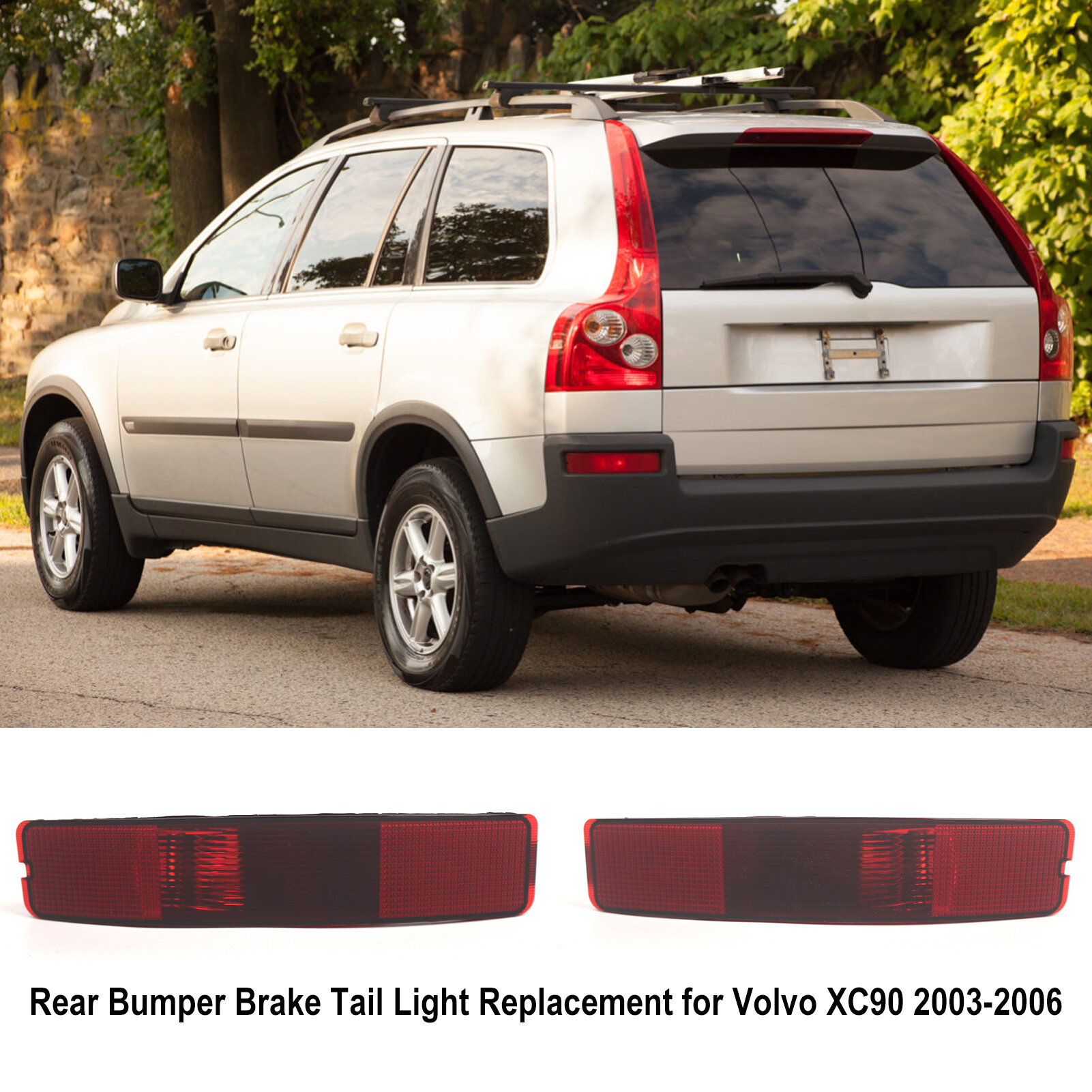 Замена левого заднего фонаря тормоза бампера для Volvo XC90 2003-2006 OEM 8693009