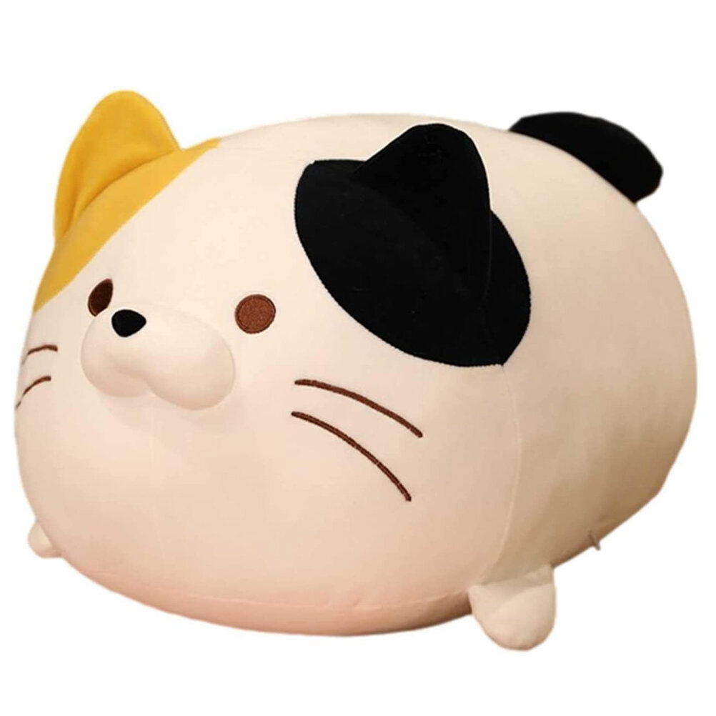 Кошка плюшевая подушка толстая кошка на фаршированных животных плюшевые подушки игрушки кошки спящая подушка милая котенок плюшевая подушка мягкий плюшевый подарок для детей подруги