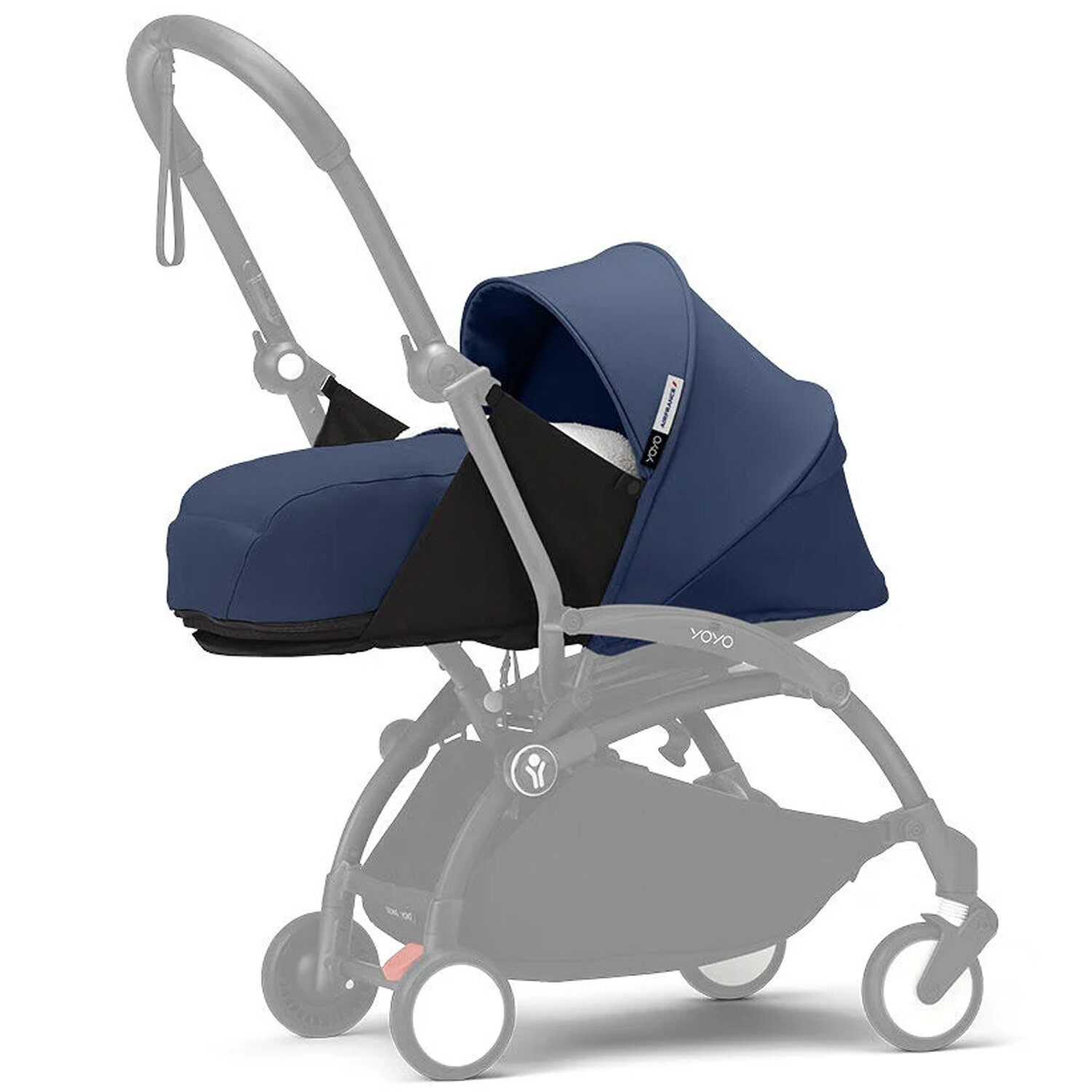 Комплект люльки для новорожденного Stokke/Babyzen YOYO 0+, мягкий каркас (newborn pack), синий (blue)