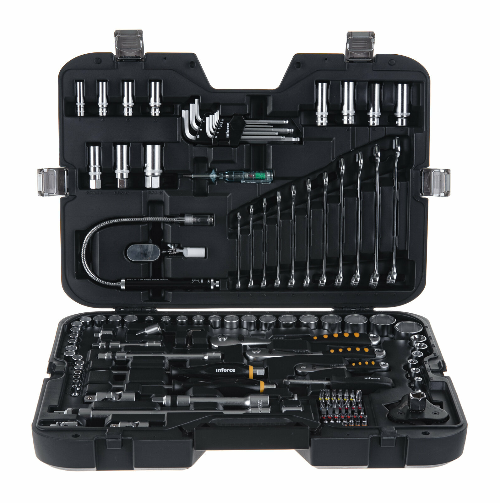 Inforce Набор инструментов 120 предметов 1/2" & 3/8" 06-07-20-ZHIMIN