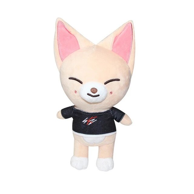 Плюшевая игрушка Skzoo 20 см Stray Kids, плюшевый волк Чен, мультяшная мягкая игрушка-кукла, милый компаньон для детей и взрослых, подарок для фанатов, Height:20CM