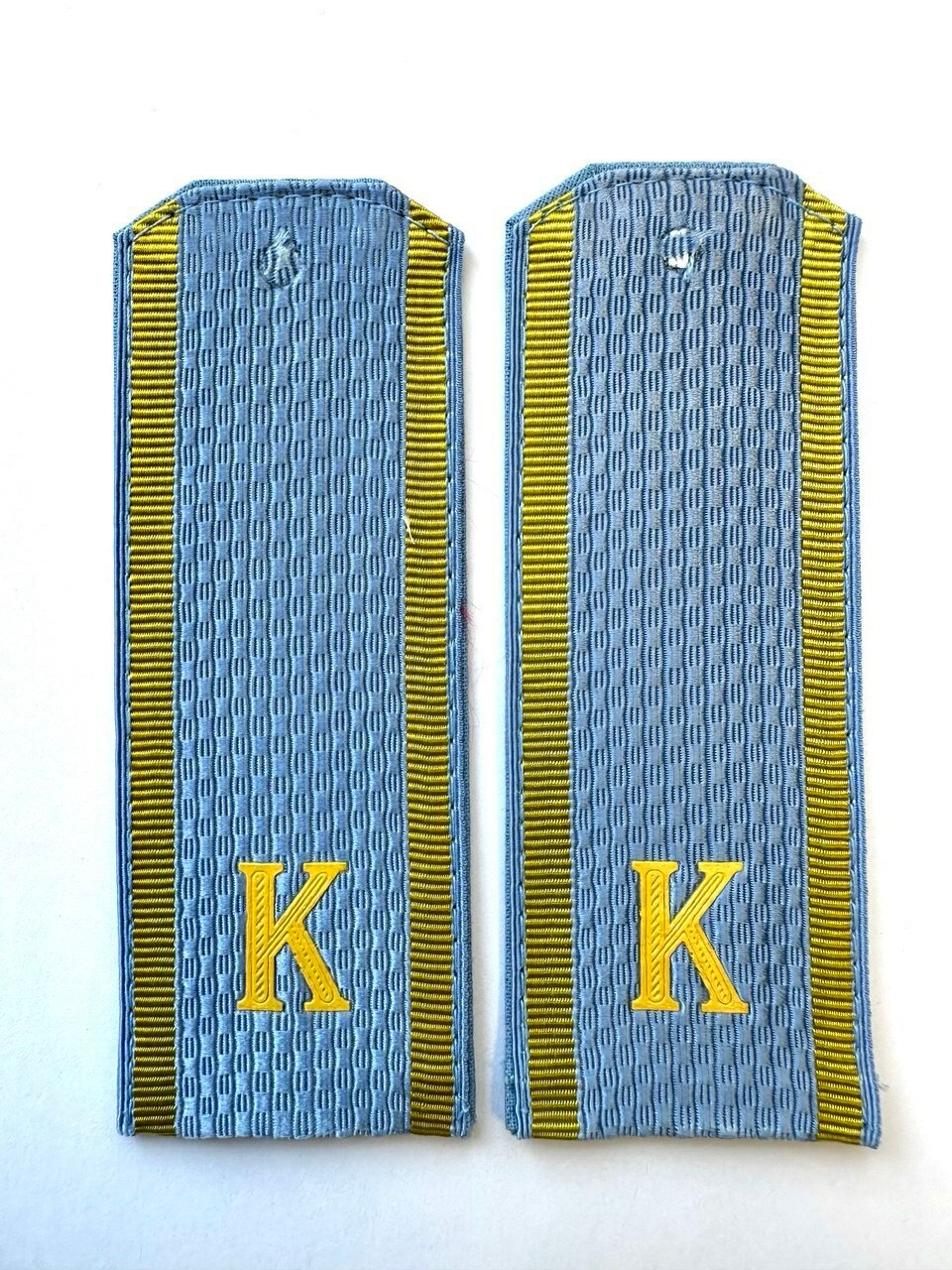 Погоны Фсб, Фсо курсантские К голубые 14 см картон чистые
