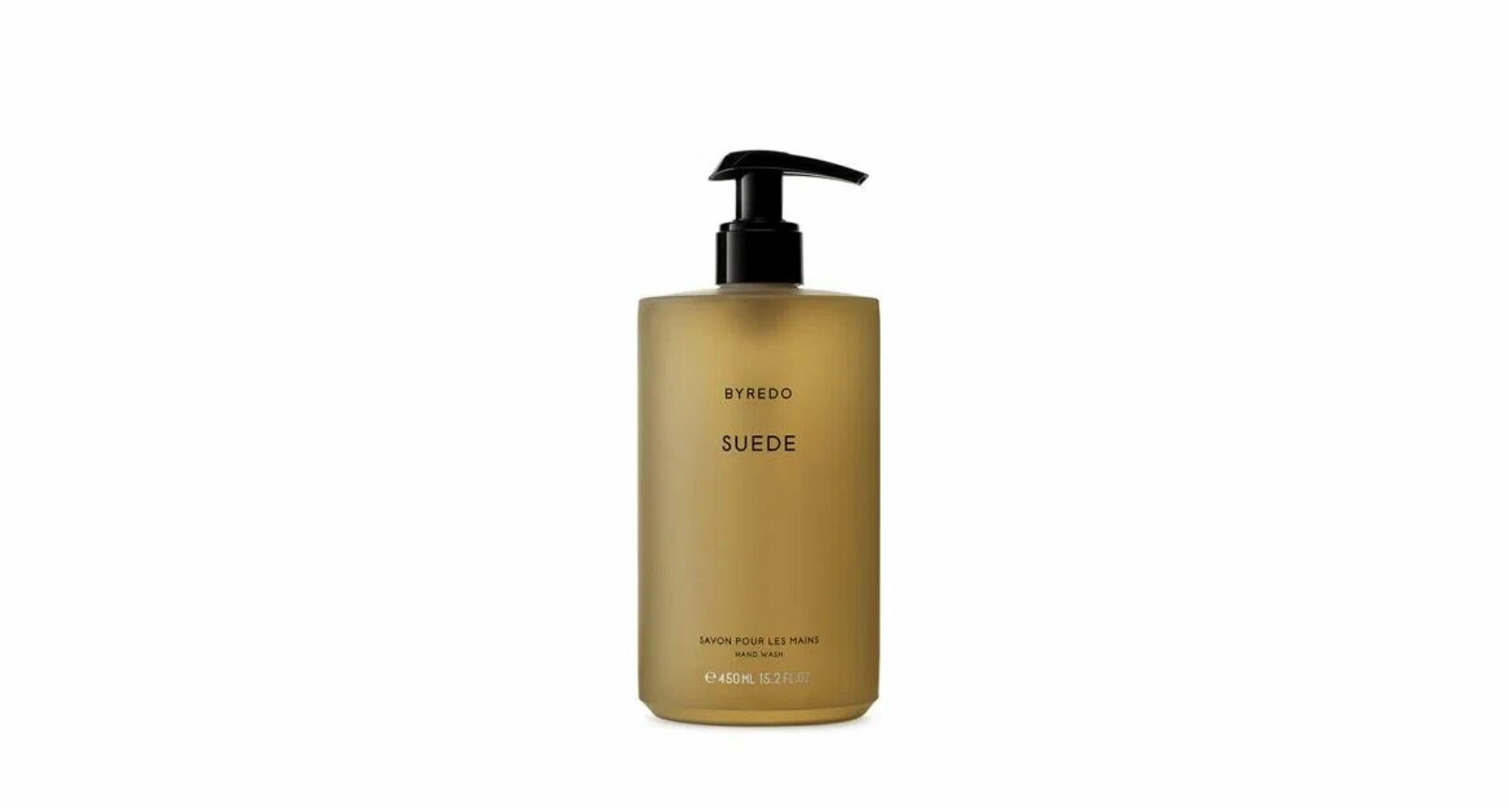 Жидкое мыло для рук Byredo Parfums Suede Hand Wash 450 мл, бергамот, ландыш, фиалка, амбра, груша, мускус, слива