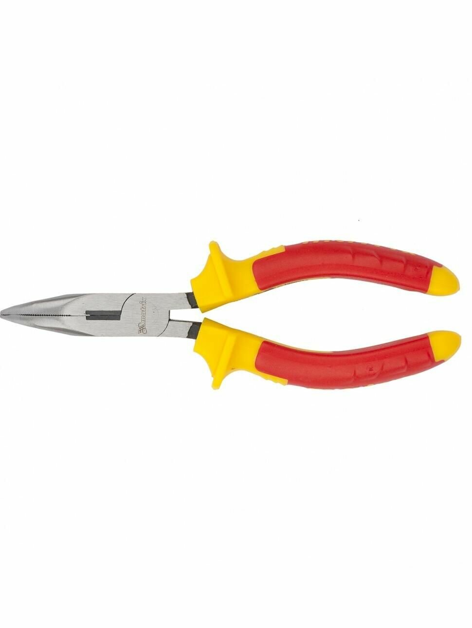 Длинногубцы изогнутые Insulated, 160 мм, двухкомпонентные рукоятки Matrix Professional 17472