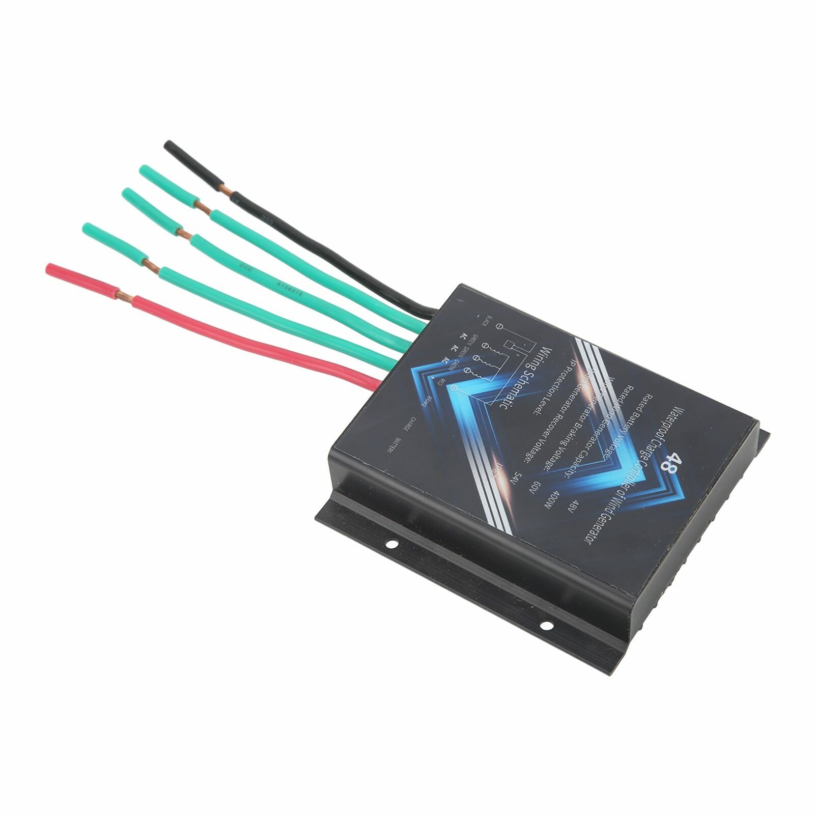 Контроллер ветрогенератора с защитой от воды и алюминиевым корпусом 400 Вт 48 В, автоматическая зарядка, модульный дизайн, IP67