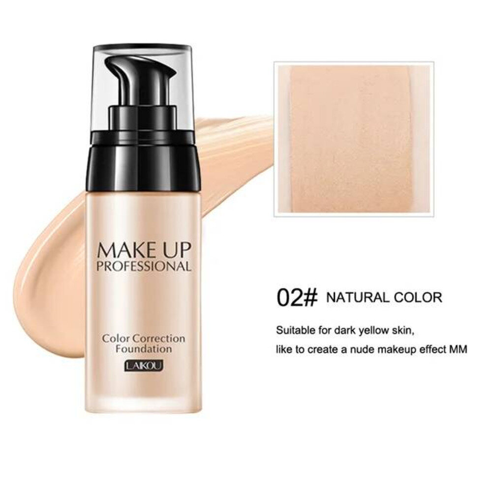 LAIKOU Brand Face Foundation Makeup Foundation Fluid Liquid Foundation BB Cream Concealer Primer Удобная в использовании мягкая основа