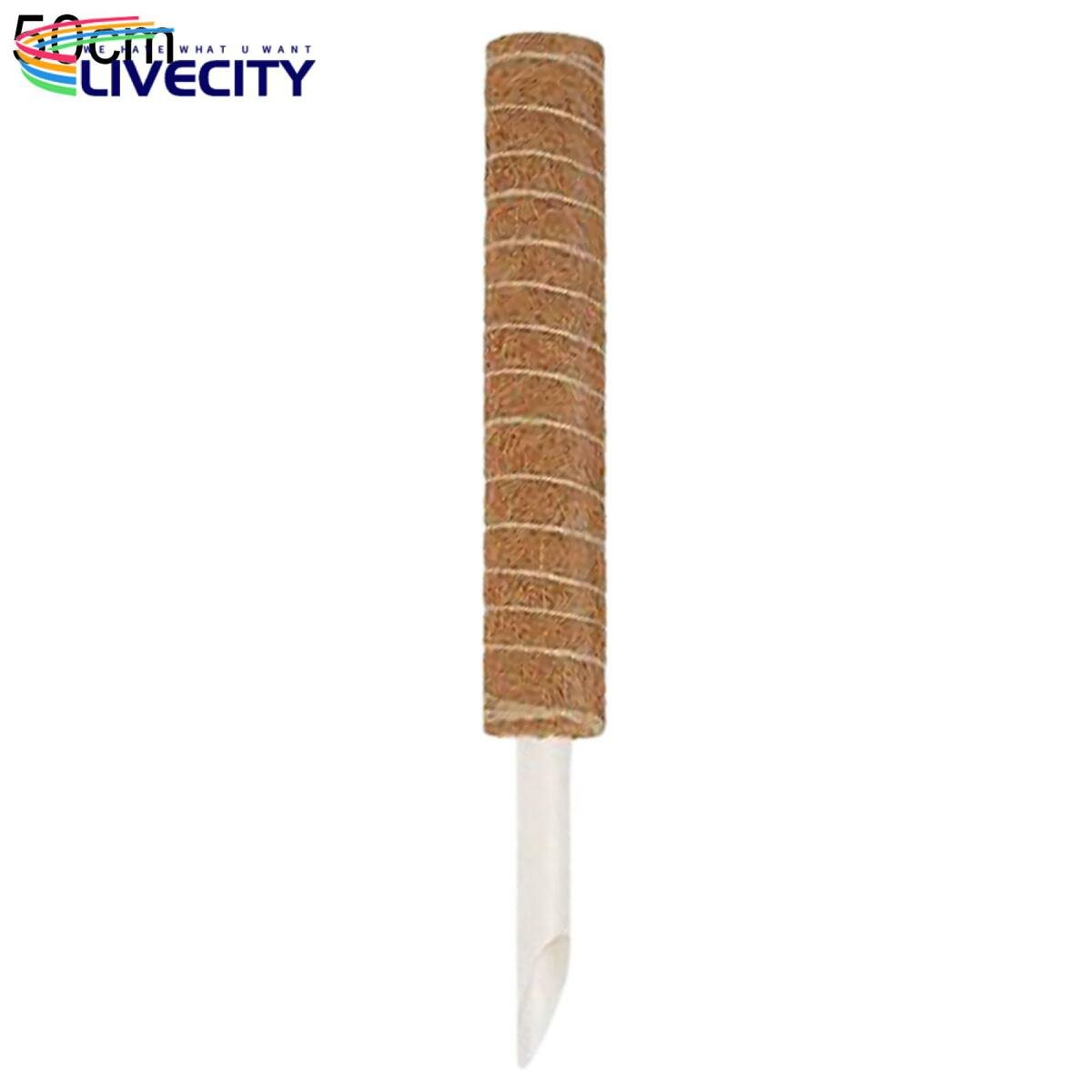 Подпорка для растений, не деформирующаяся, семейный садовый тотемный столб из кокосовой стружки