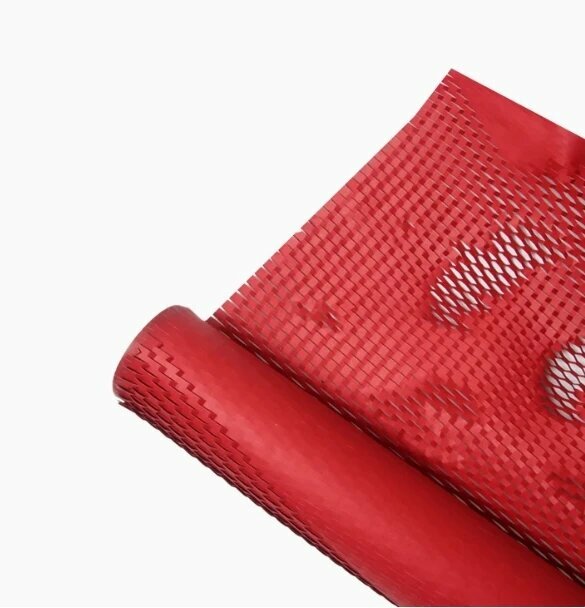 Сотовая амортизирующая бумага DFUT0227 Красный, W50cm X L1M, 12