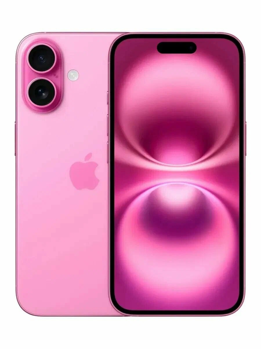 Смартфон Apple iPhone 16 128 ГБ, Pink (Розовый), Dual: nano SIM + eSIM