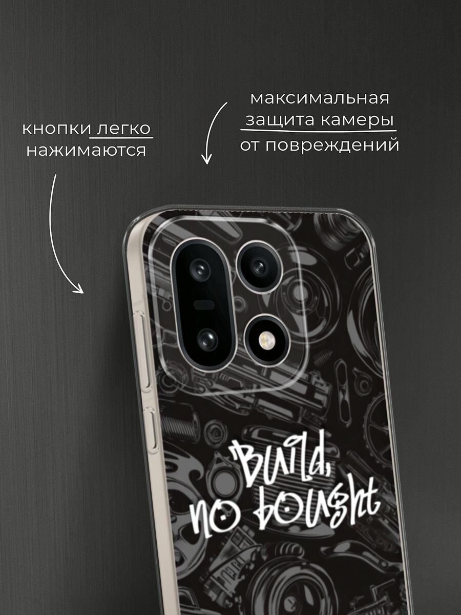 Силиконовый чехол на OnePlus 15 / Ван Плас 15 с принтом Build no bought — фото 1