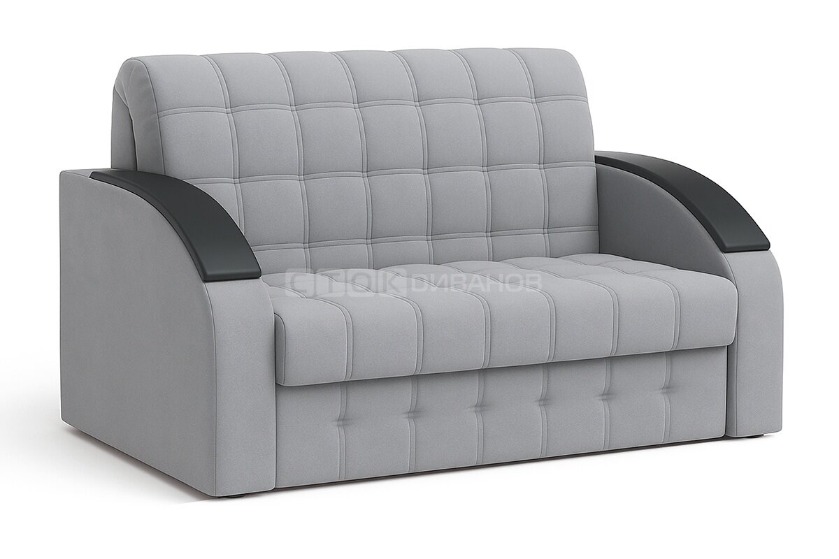 Диван Сток Диванов Брауни Grey серый 180 см, механизм аккордеон на металлокаркасе