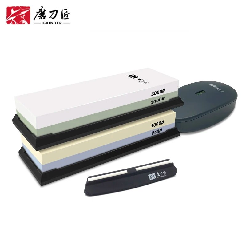 Точильный камень TAIDEA Wetstone 2000/6000/10000 Зеленый, 4Pcs