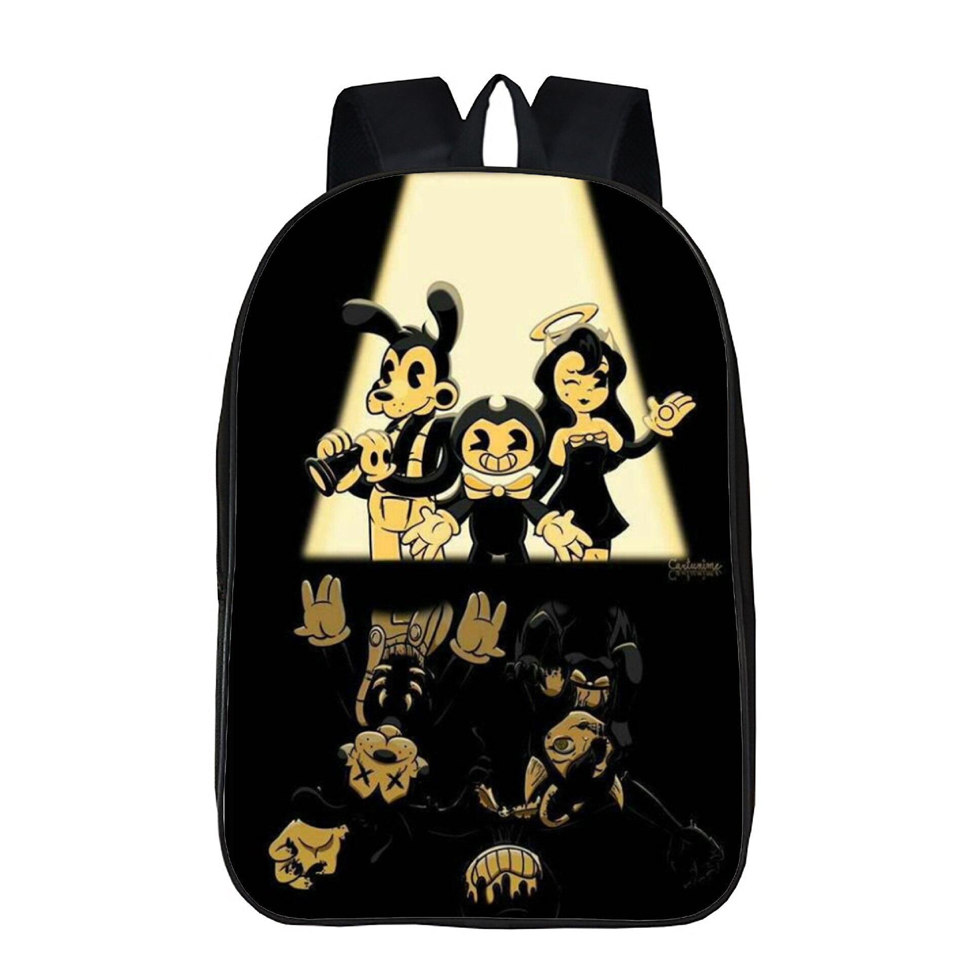 Европейский и американский бестселлер Bendy, рюкзак Bendy And The Ink Machine, школьный рюкзак в стиле аниме
