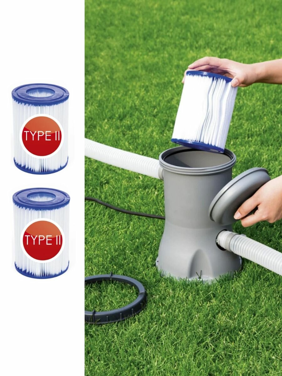 Фильтрующий элемент для плавательного бассейна, подходит для насоса Bestway 58094 для плавательного бассейна типа 2