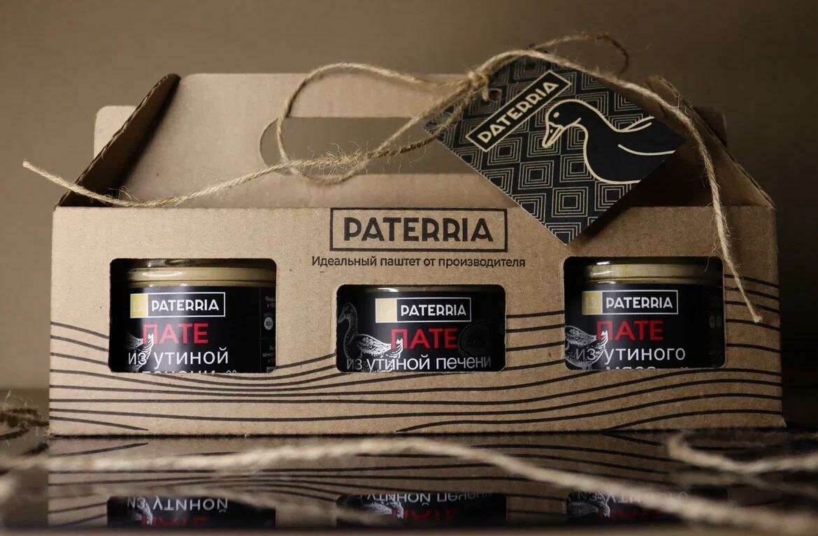 Набор PATERRIA "Утка" 270г*3 банки