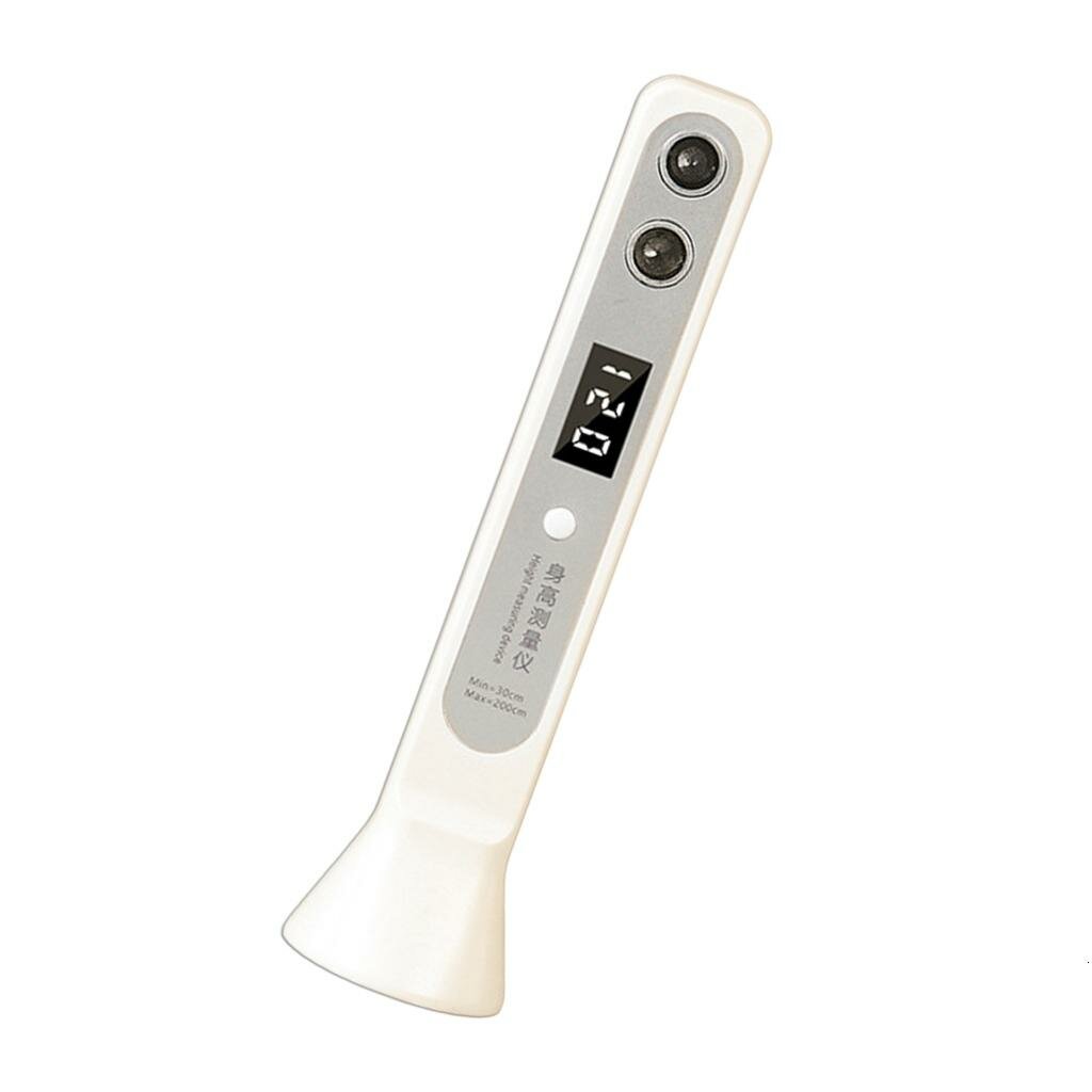 Ультразвуковой измеритель роста с ЖК-дисплеем, Белый