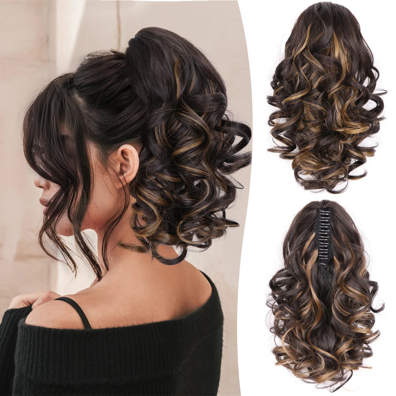 Кудрявый хвост с бахромой, цвет h2-426