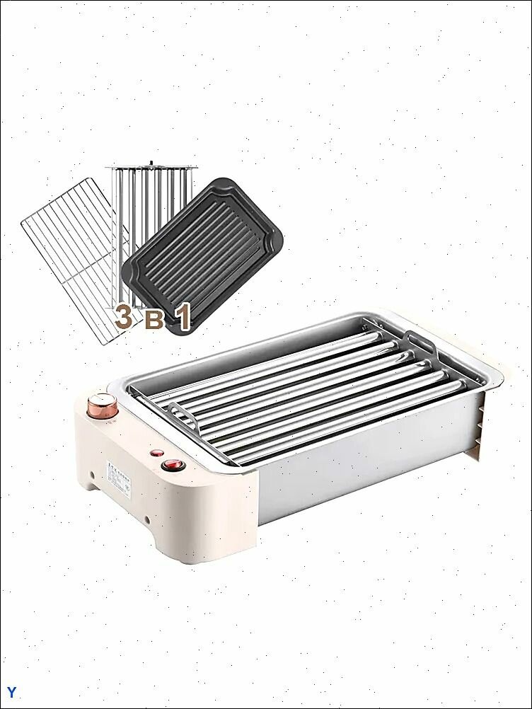 Электрическая жаровня для колбас, гриль для хот-догов/кебабов, автоматическое вращение, 6 роликов, с поддоном для барбекю и антипригарной глубокой кастрюлей, кастрюля для горячего супа/рамена.