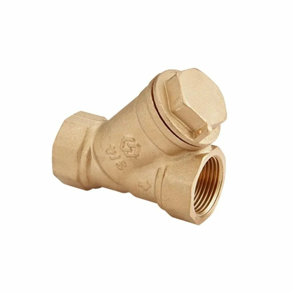 Кран-фильтр косой 3/4" латунный Oscar, шаровый.