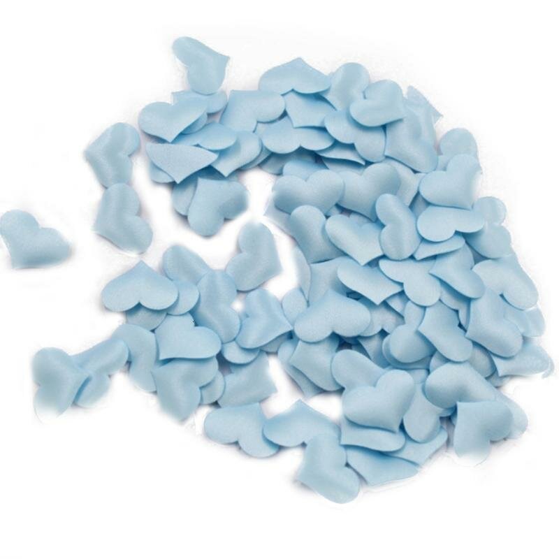 Сердцевидные губчатые конфетти-лепестки, Синий