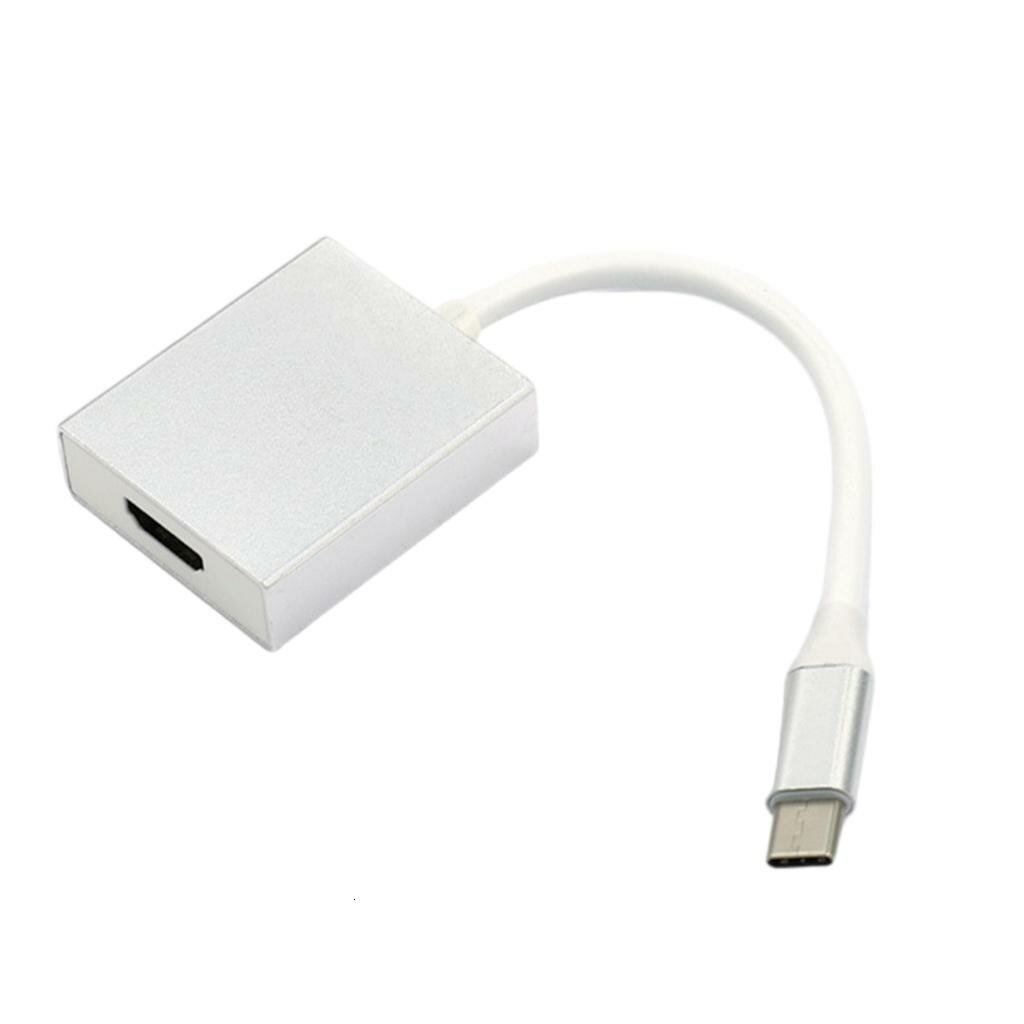 Конвертер USB-C в HDMI 4K, Серебро