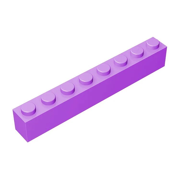 LEGO Строительный блок 3008, Фиолетовый (062)