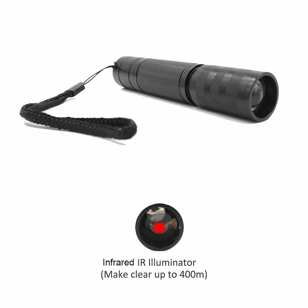 Инфракрасный Прожектор 850 Нм, Невидимый Свет, Для Совместной Работы С Приборами Ночного Видения, Дальность 400 М