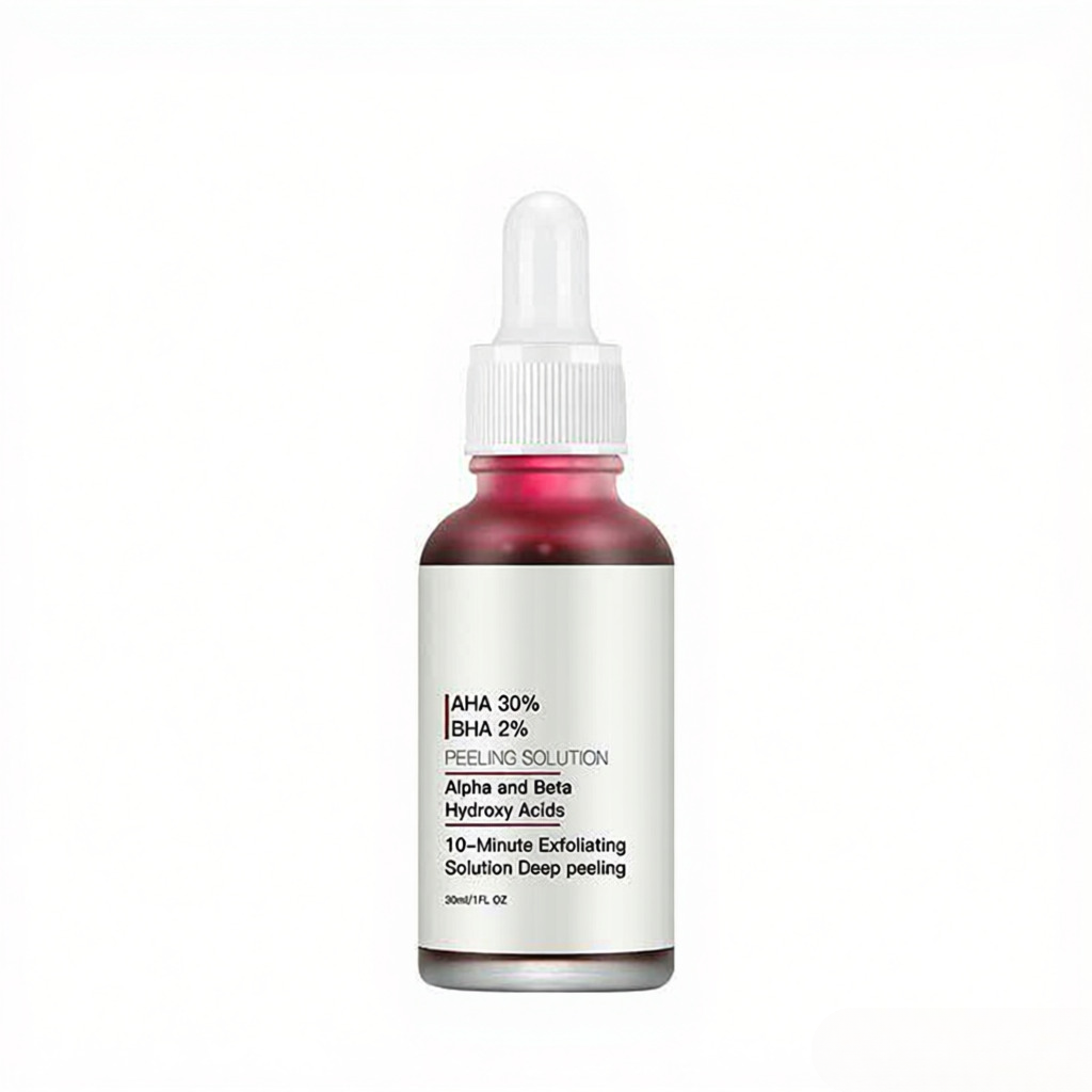 30ml AHA 30% + BHA 2% Peeling Solution, 1 * Facial Serum, Net Content 30ml, Package Weight 150g, Package Size 70*30*20mm, Face Skin Care, Acne Exfoliating, Oil Control