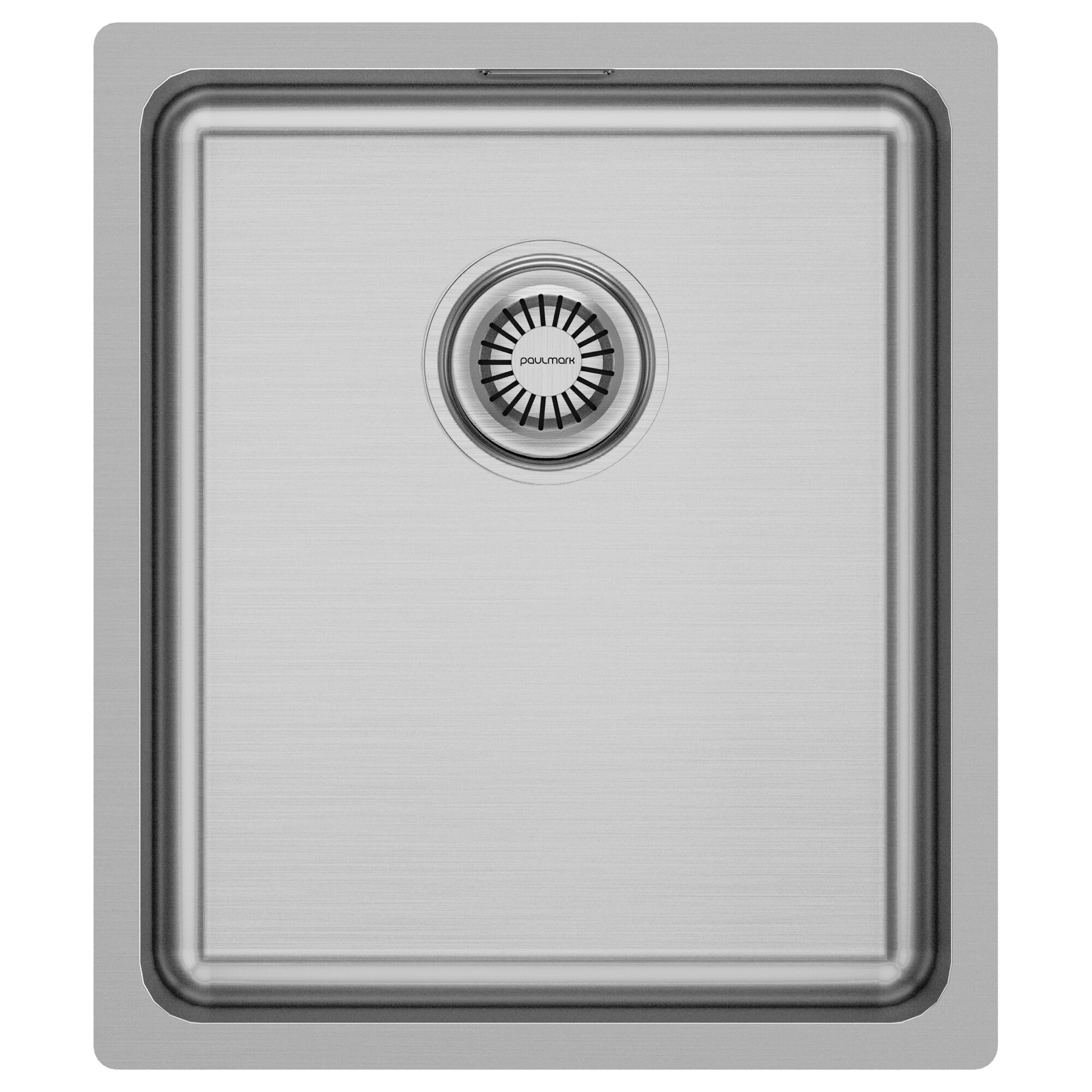 Кухонная мойка Paulmark VISTA 38 PM904438-BS брашированная сталь Нержавеющая сталь