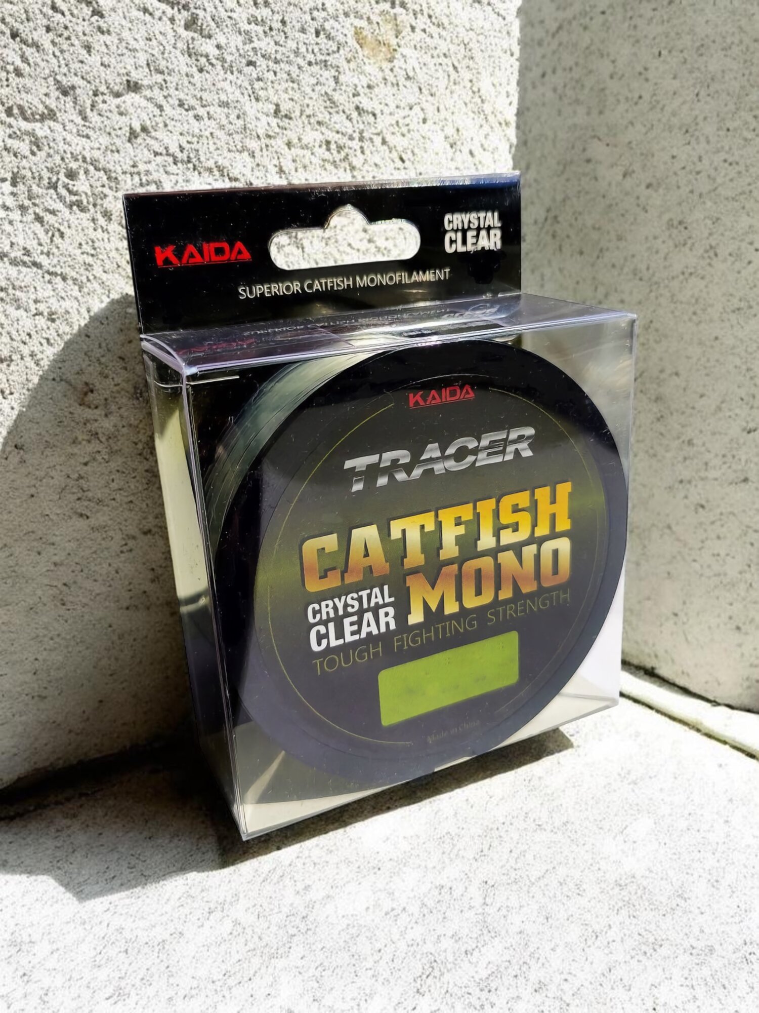 Леска Kaida Catfish Mono 150 м 0,5 мм 18,6 кг монофильная прозрачная