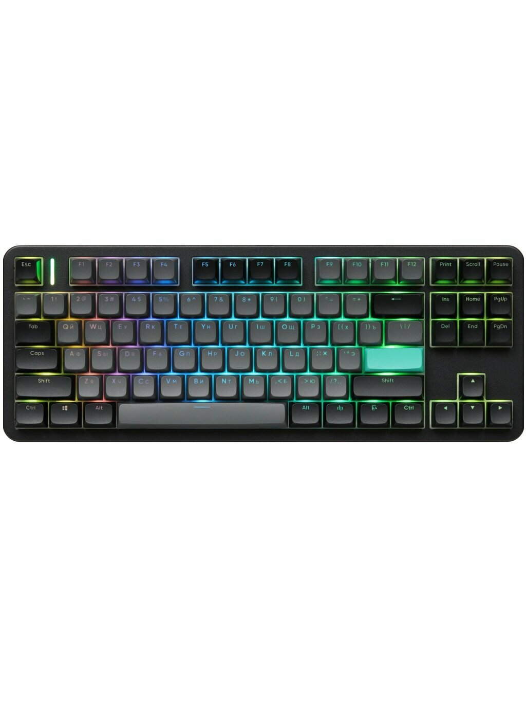 Клавиатура проводная Red Square Alumix TKL SE Black, механическая, скелетон