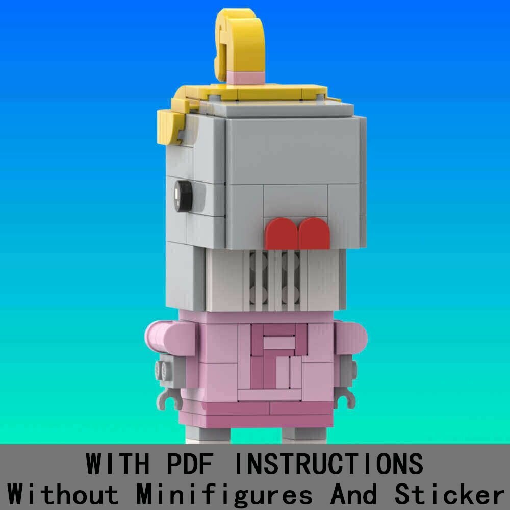 156шт. Конструктор Pearl Krabs Spongebob Squarepants Brickheadz Набор строительных блоков