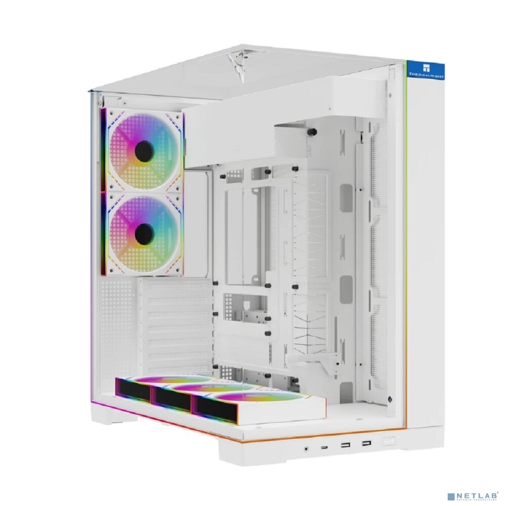 Thermalright Корпус TR-A70 ARGB White FAN5-M / TG / 5 x120mm ARGB PWM Fans / ARGB Strip / USB TYPE-C / ATX / TRA70AF5MW
