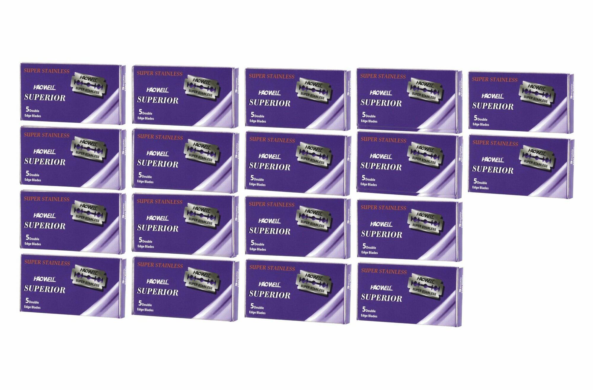 Двухсторонние лезвия для бритвы , Т-образного станка, классические лезвия 90 штук