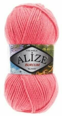2 Мотка Пряжа ALIZE BURCUM KLASIK 100% акрил, 210м/100гр, Цвет- 170 ягодный