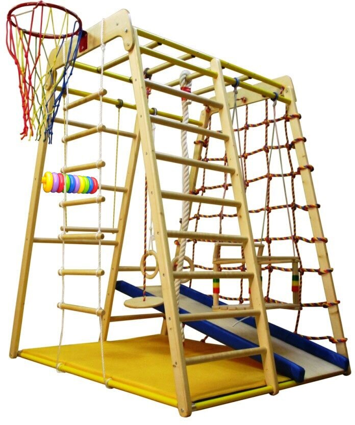 Дск Весёлый Малыш Wood Горка С Мягкими Бортиками