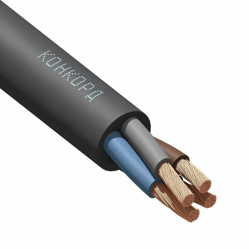 Кабель гибкий КГтп-ХЛ 4х70 ГОСТ холодостойкий Конкорд 9262 (10 Метров)
