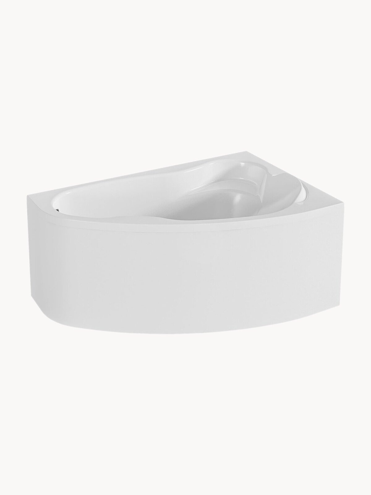 Ванна акриловая 140х90 см ELEN комплект 4в1: ванна правый угол, экран, стальной каркас, слив-перелив 01пэй1490пкп